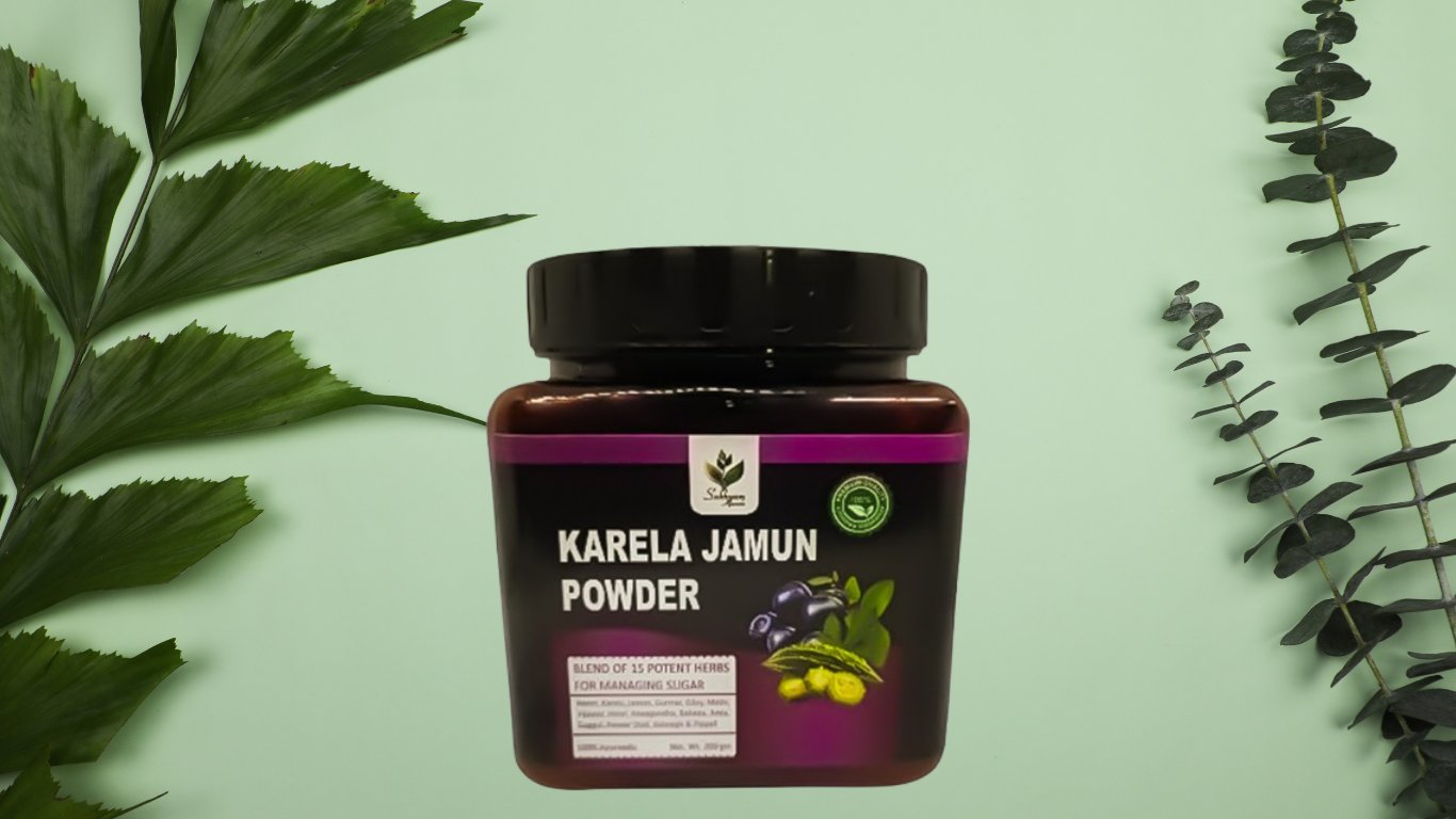 Karela Jamun Powder & Diabetes Capsules – Sugar Control Naturally – sukhyam
