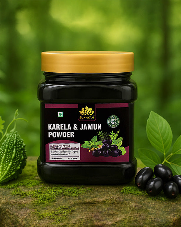 Karela Jamun Neem Powder – Natural Sugar Control Blend – sukhyam